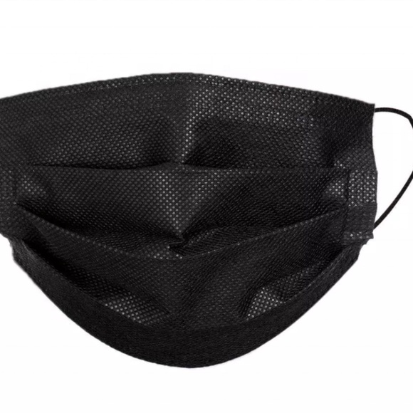 Accessories | New Black Disposable Face Mask 1 Pack | Poshmark